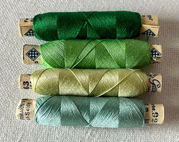 4 Piece Set of Pure Silk Thread. Never Opened Threads From Gütermann ...