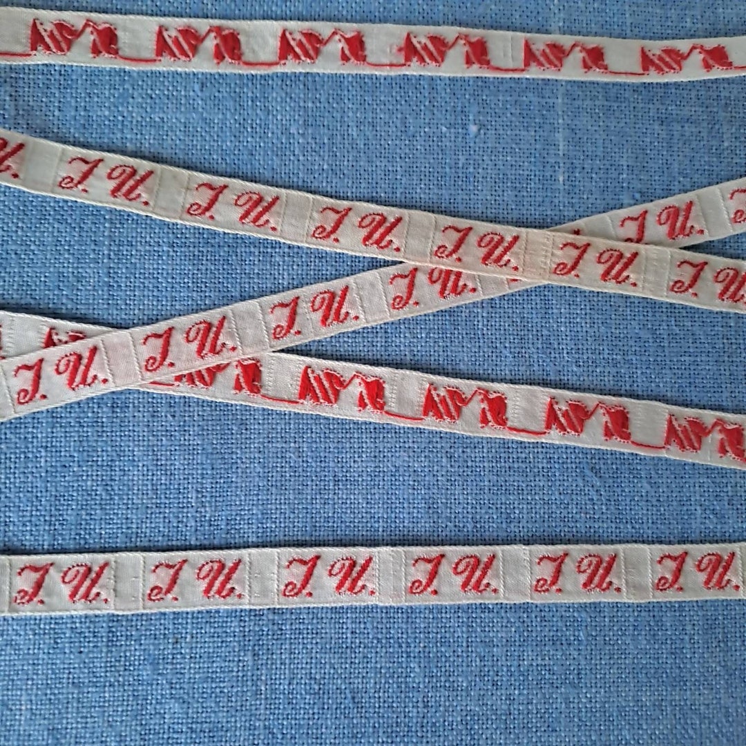 I.U Old Weaved French Laundry Label Ribbons. for Marking Your ...