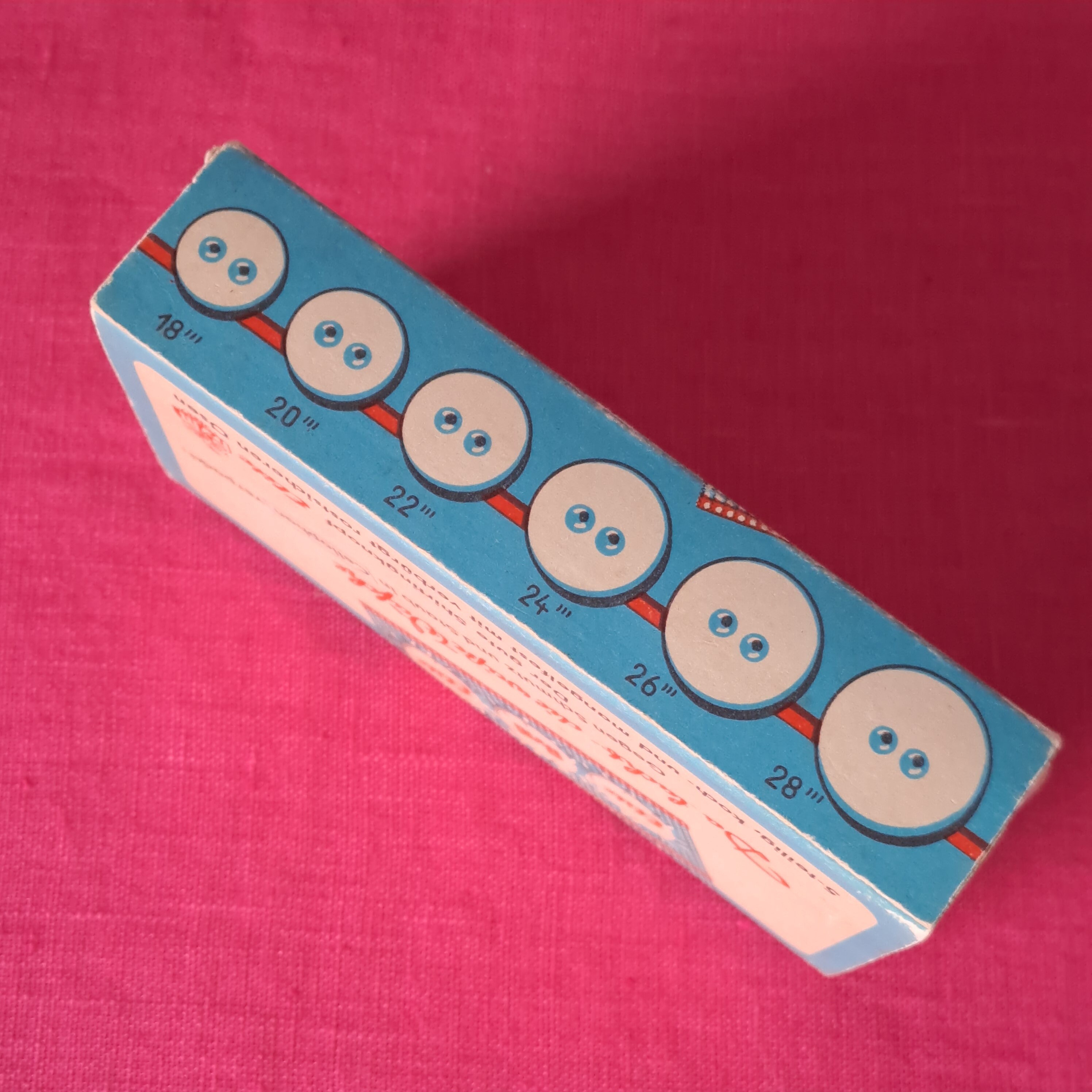 Button Box With 9 Old Linen Button Cards. All in Cellophane. 12 Buttons ...