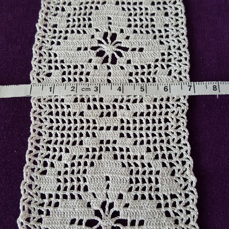 Swedish Extra Wide Crochet Lace. Made of Cotton. From the 1960’s ...