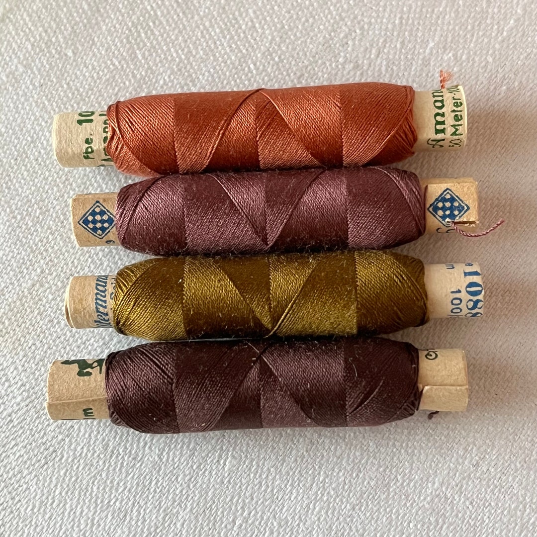 4 Piece Set of 100% Silk Thread. Never Opened Threads From - Etsy