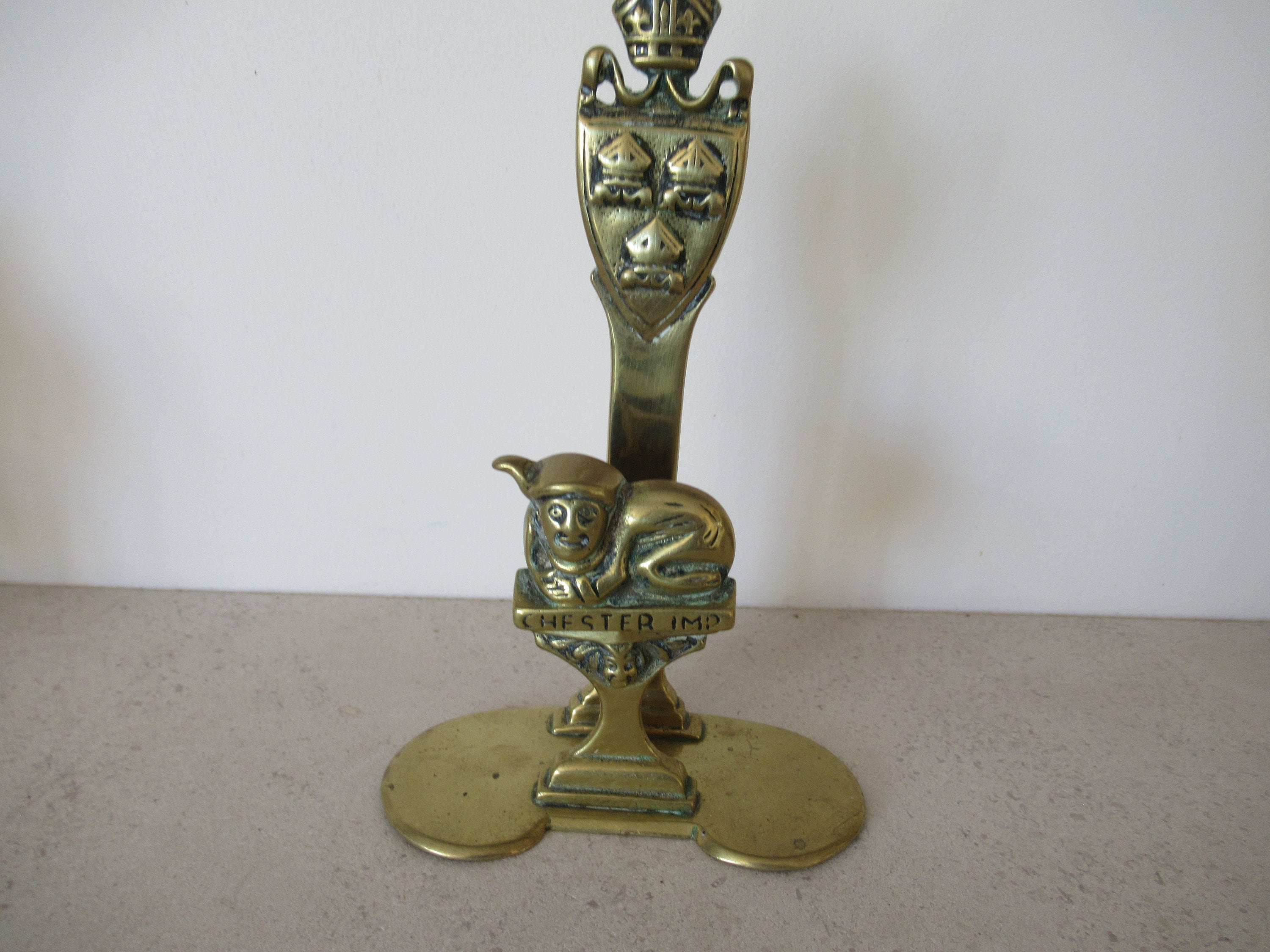 Vintage Brass Chester Imp Letter Rack Holder Rd Number - Etsy