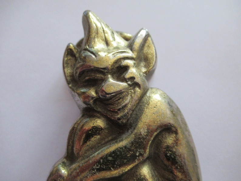 Vintage Brass Lucky Pixie Elf Imp Folklore Door Knocker - Etsy UK