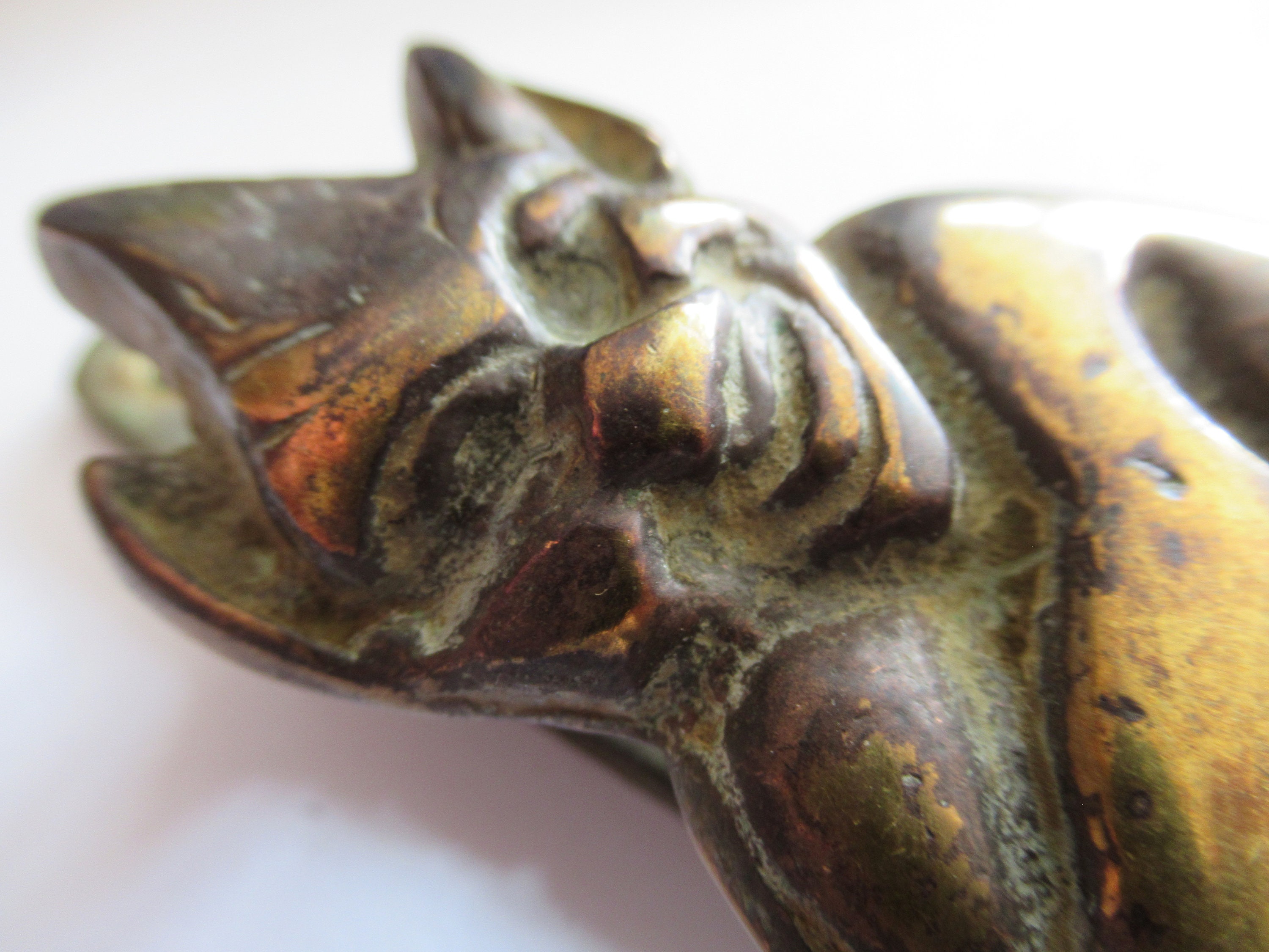 Vintage Brass Lucky Pixie Elf Imp Folklore Door Knocker - Etsy