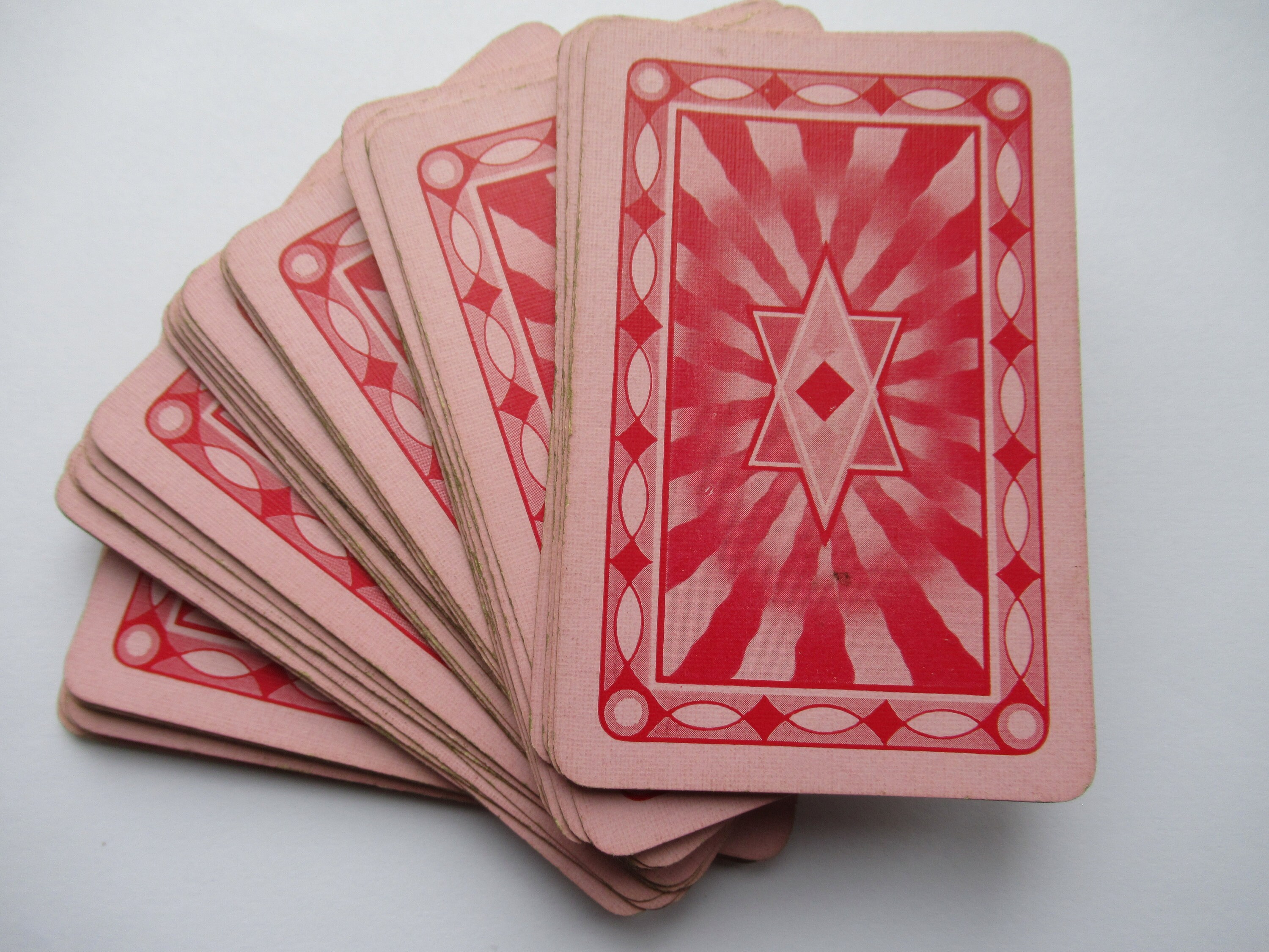 Vintage Original Romany Fortune Telling Cards Rare Red Deck - Etsy