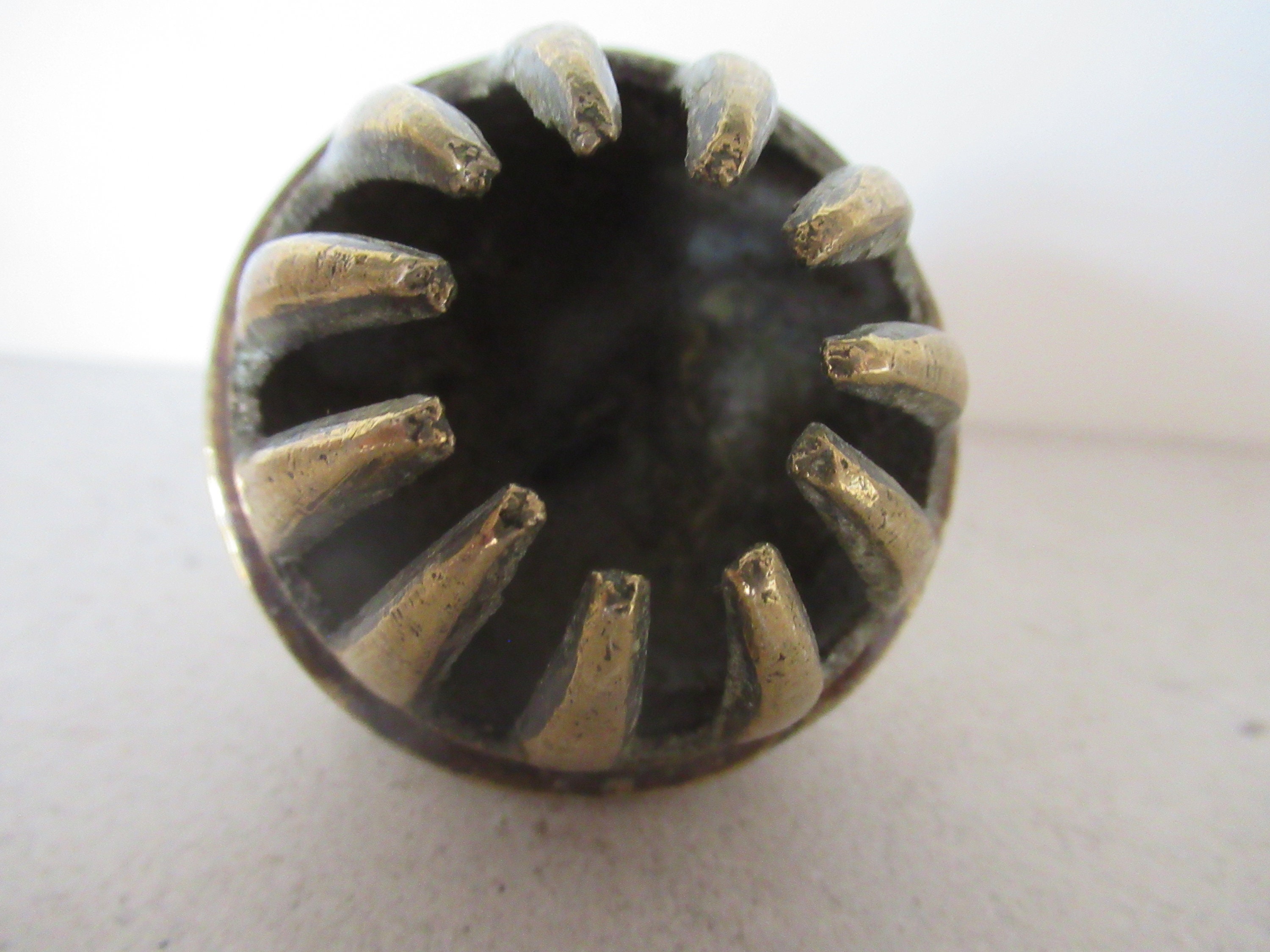 Vintage Brass Indian Elephant Claw Hand Bell Temple Faith Bell - Etsy