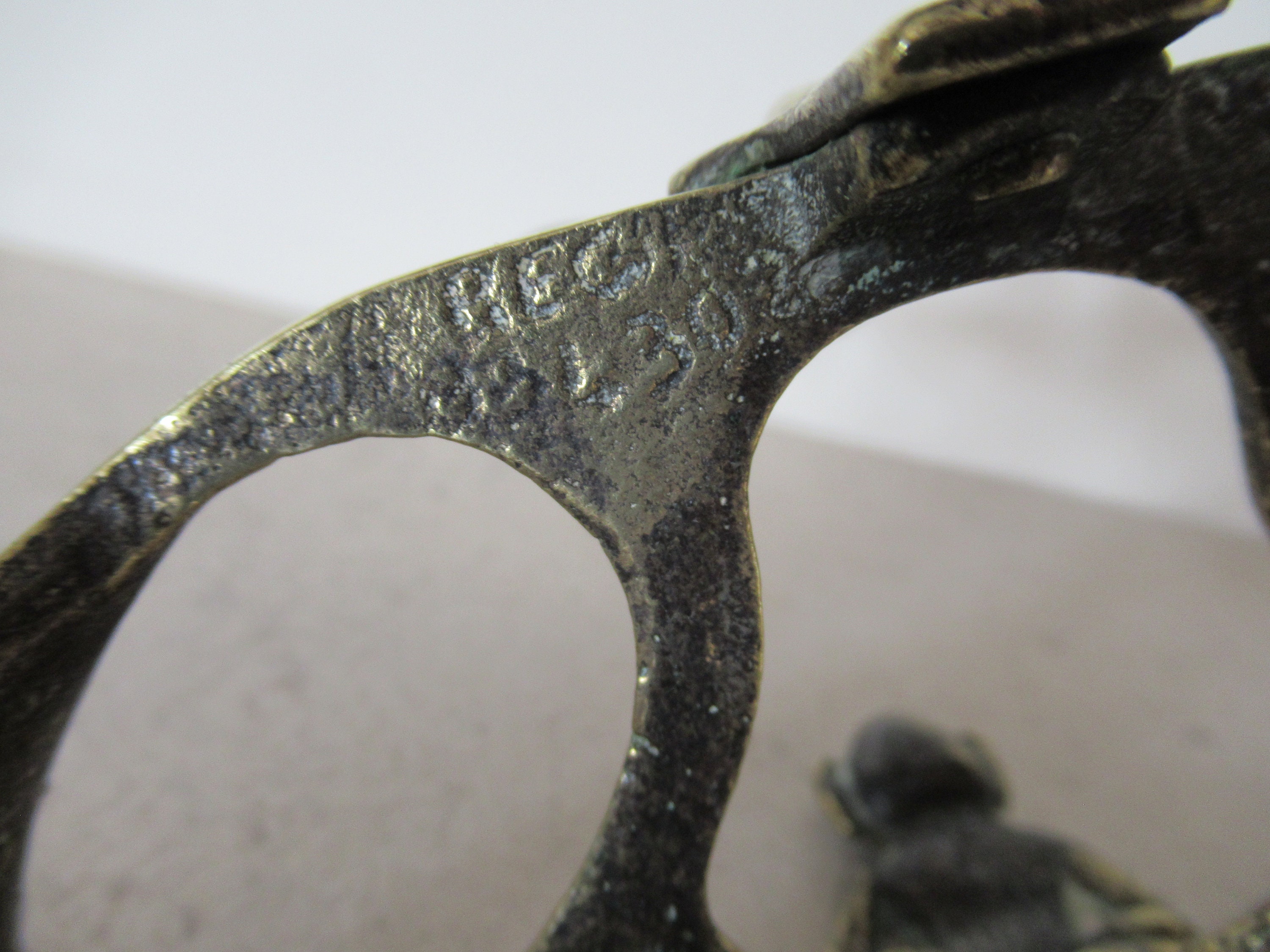 Antique Brass Dartmoor Pixie Pipe Stand Reg No 33130 Circa - Etsy