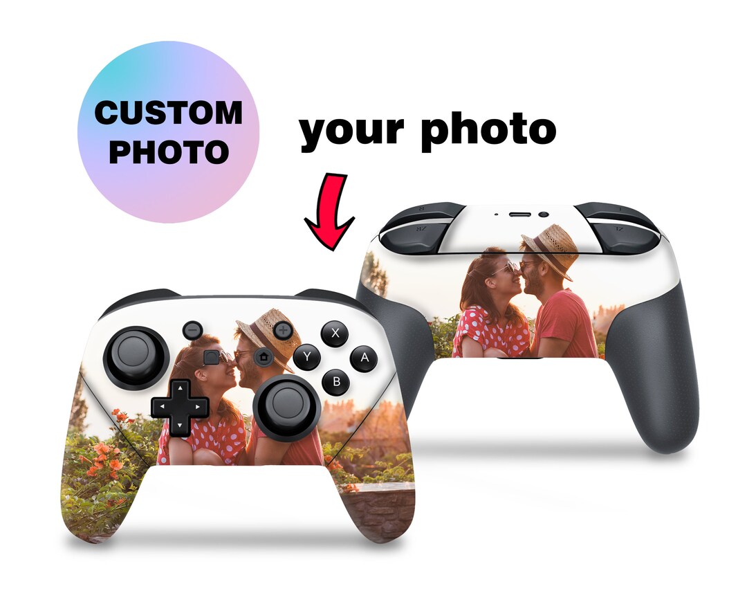 Custom Skin Nintendo Switch Pro Controller Custom Name Decal - Etsy