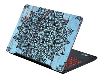 Blooming Cacti Laptop Skin Sticker Name Notebook Vinyl Decal Dell Hp ...