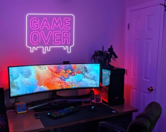 Led Game Over Sign - Etsy