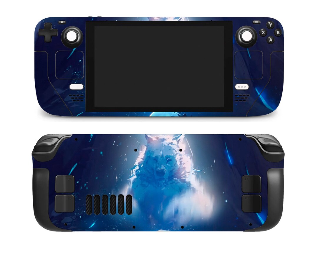 Wolf Steam Deck Skin Snow Mountains Gamers Steam Deck Cover - Etsy