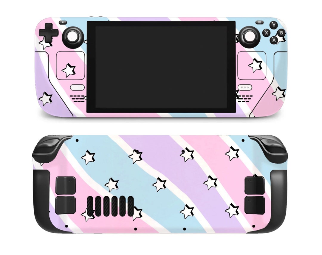 Pink Stars Steam Deck Skin Purple Art Gamers Steam Deck Cover Steam ...