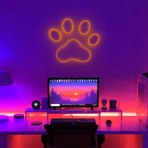 Paw Neon - Etsy