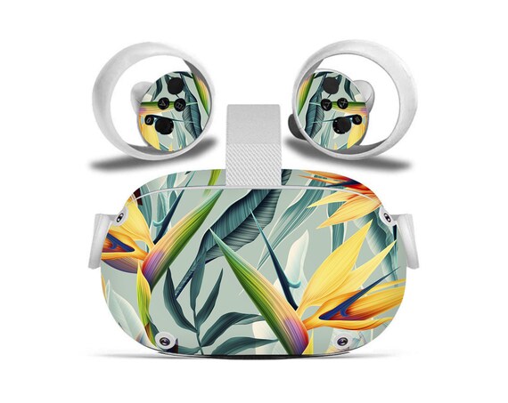Oculus Quest 2 Green Vinyl Decal Yellow Skin Wrap Sticker for | Etsy