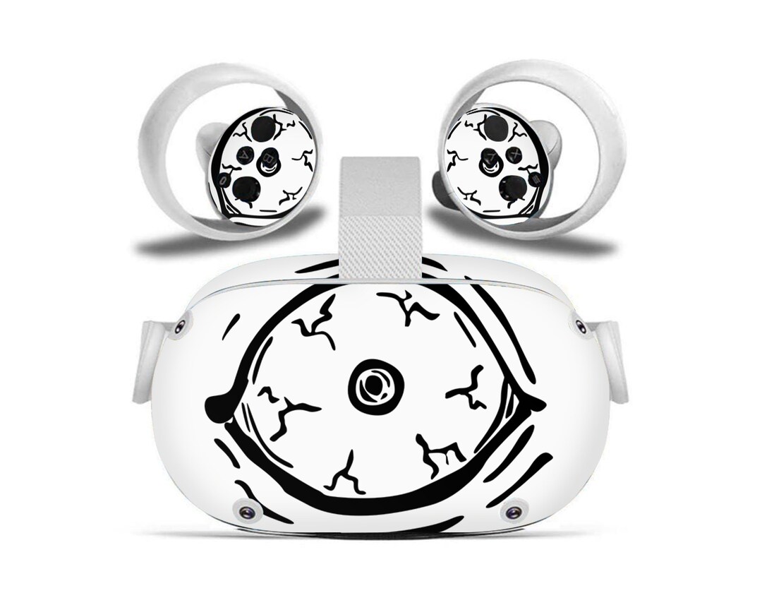 Oculus Quest 2 Black Vinyl Decal Big Eye Wrap Stickers for - Etsy UK