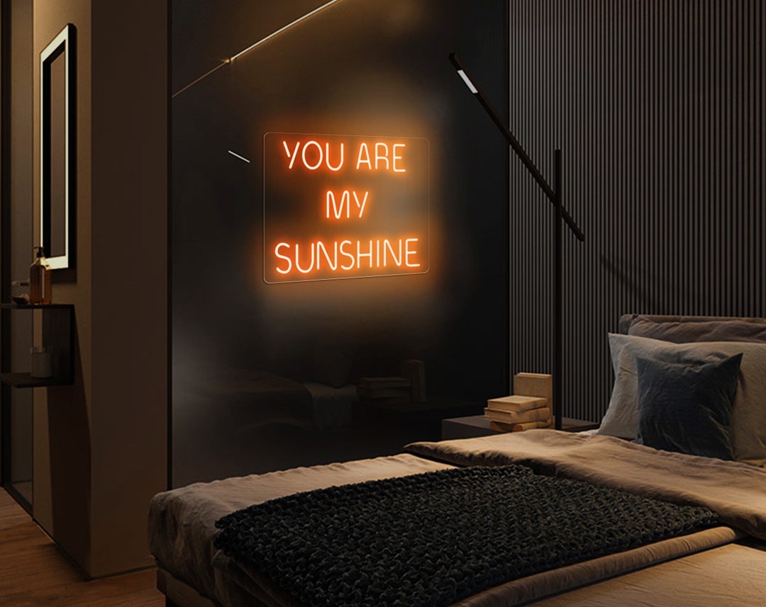 Sunshine Neon Sign Event Decor Custom Neon Wall Decor Sign Customized ...