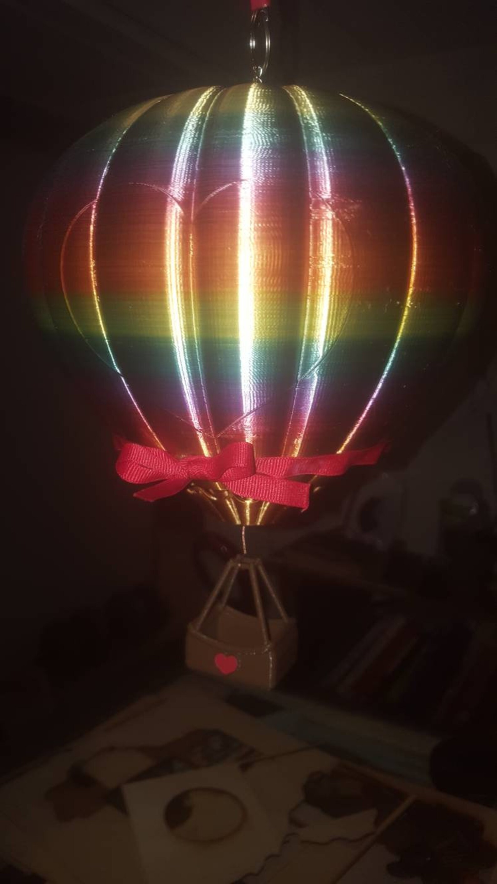 Hanging hot air balloon | Etsy