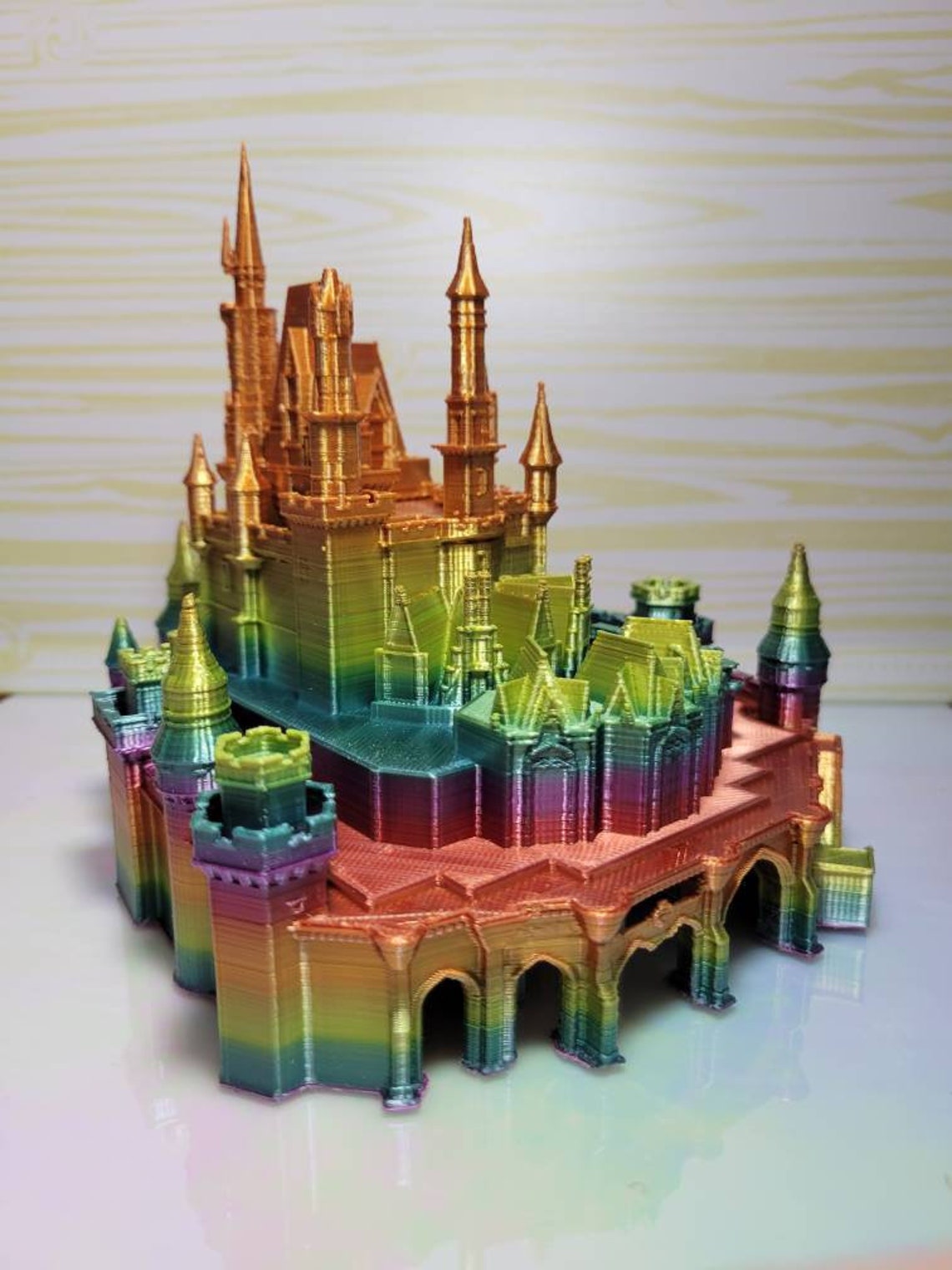 Rainbow Cinderella Castle | Etsy