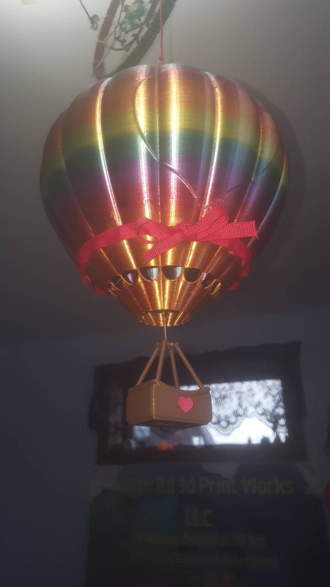Hanging hot air balloon | Etsy