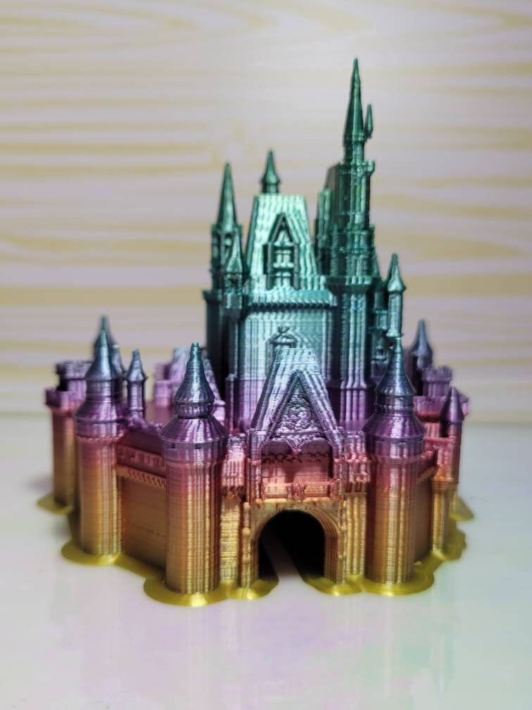 Rainbow Cinderella Castle - Etsy