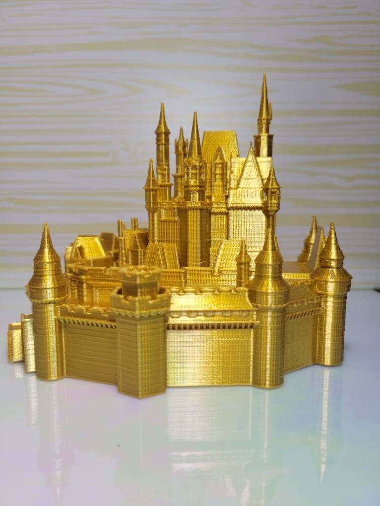 Golden Cinderella Castle! - Etsy