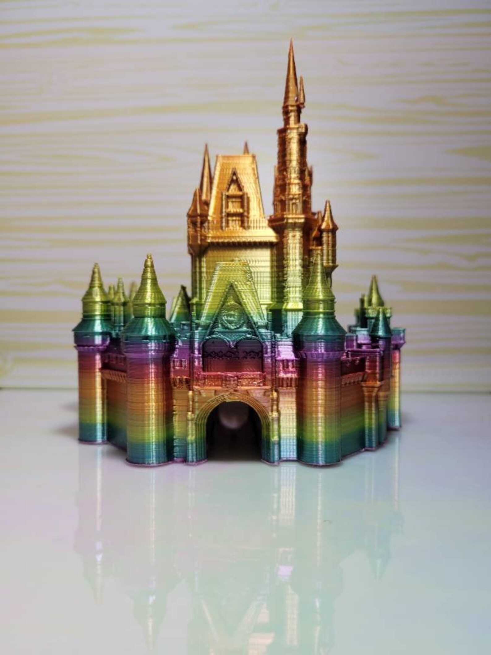 Rainbow Cinderella Castle | Etsy