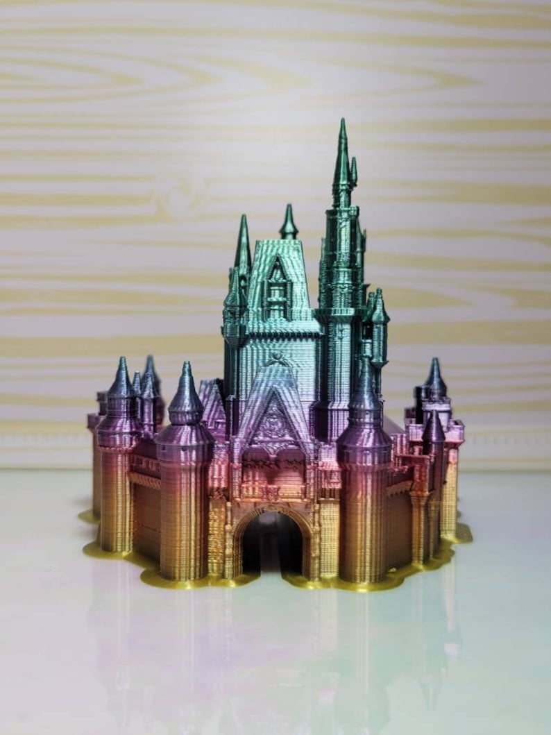 Rainbow Cinderella Castle - Etsy