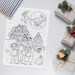 Christmas Coloring Pages, Happy New Year Printable Digital Files - Etsy