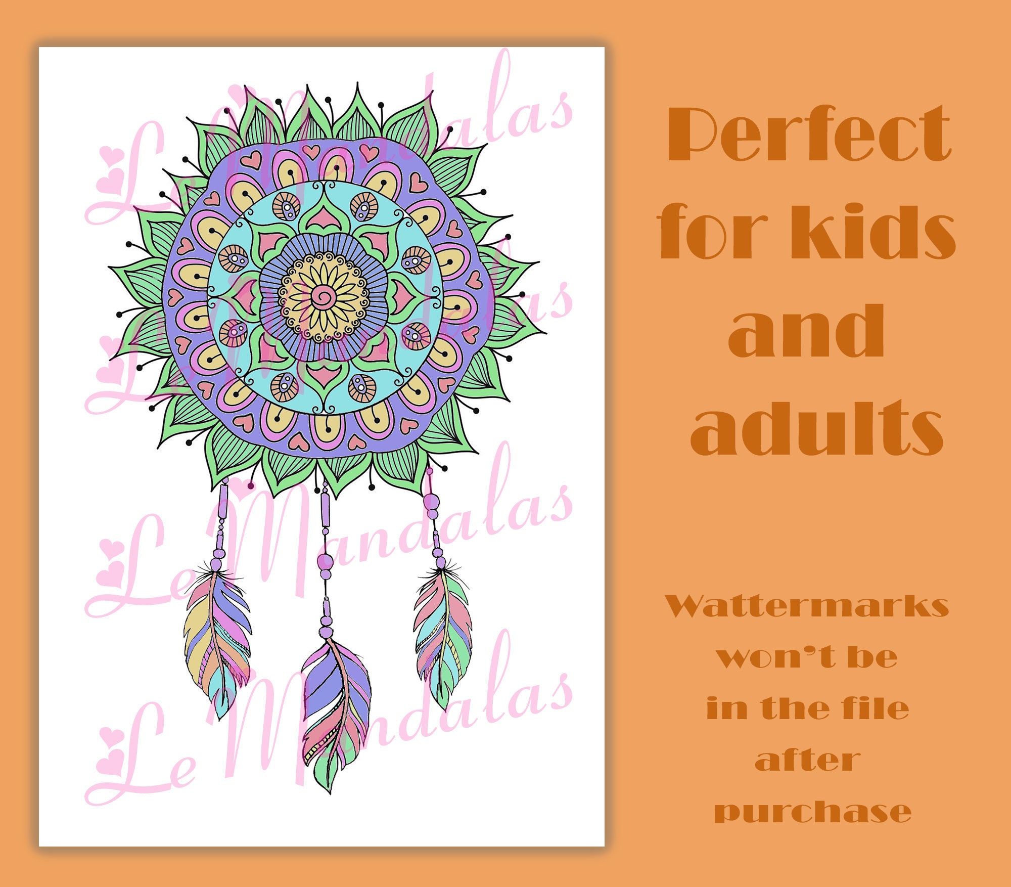 Coloring Pages 5 Indian Mandala Printable Digital - Etsy