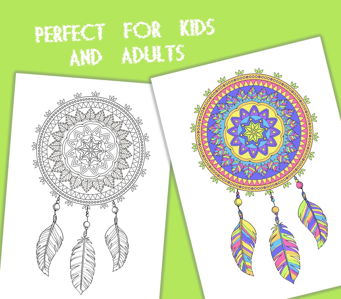 Coloring Pages 5 Indian Mandala Printable Digital - Etsy