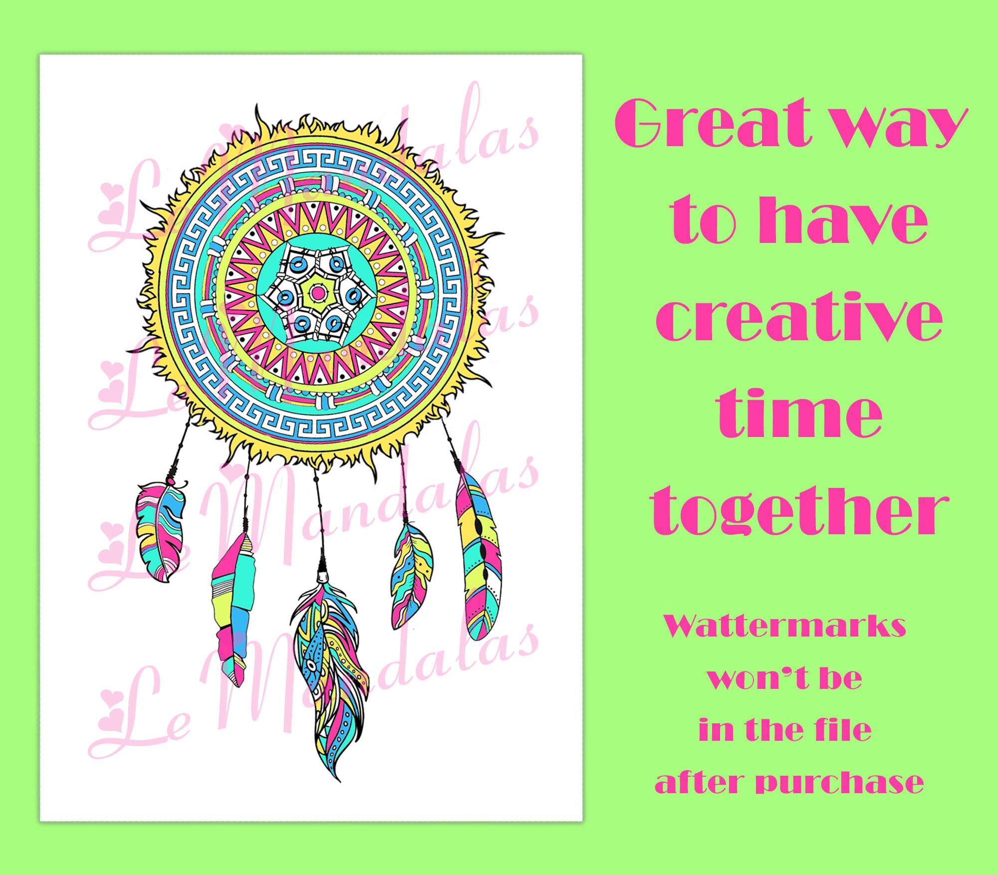 5 Mandala Coloring Pages Printable Digital Meditative Mandala - Etsy