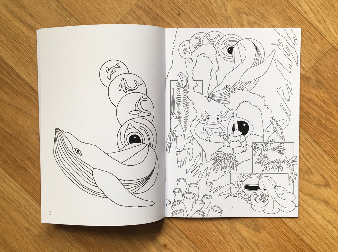 Coloring Book Dots to Dot Wildlife, Stories and Magic - Etsy