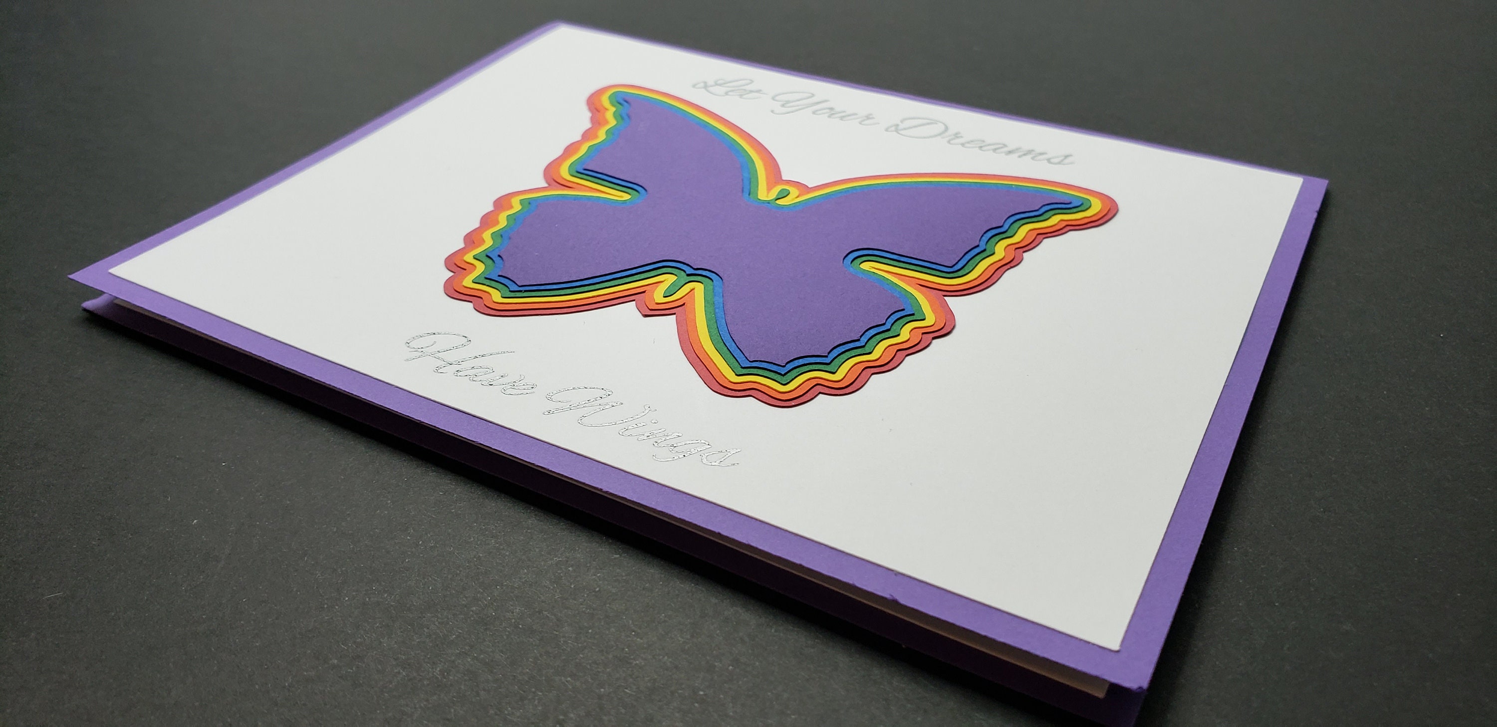 Layered Rainbow Cards - Etsy