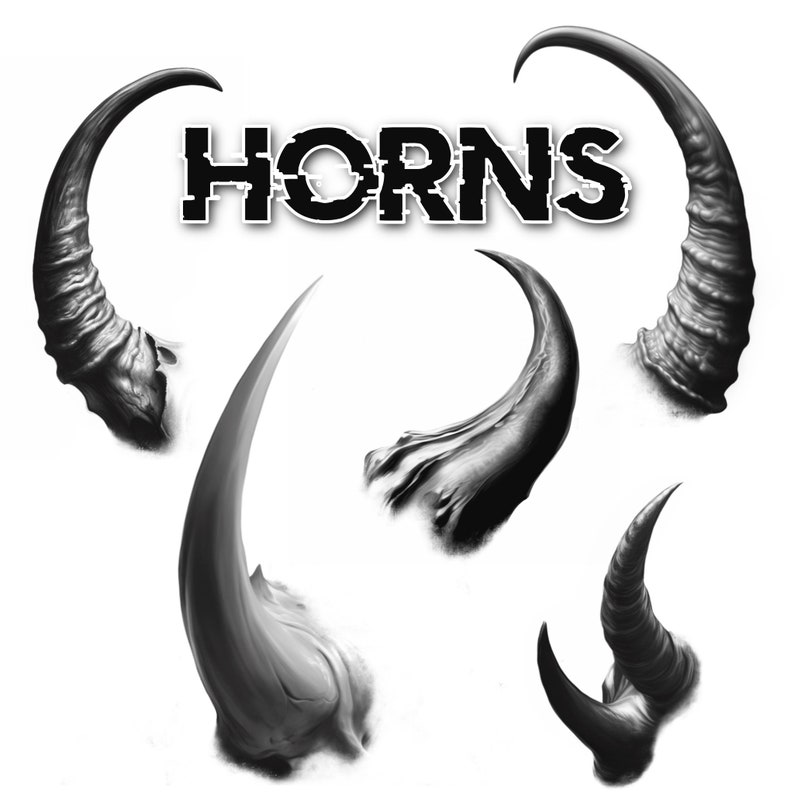 Demon Design Bundle - Create Your Own With 40+ Stamps, Bioorganic ...