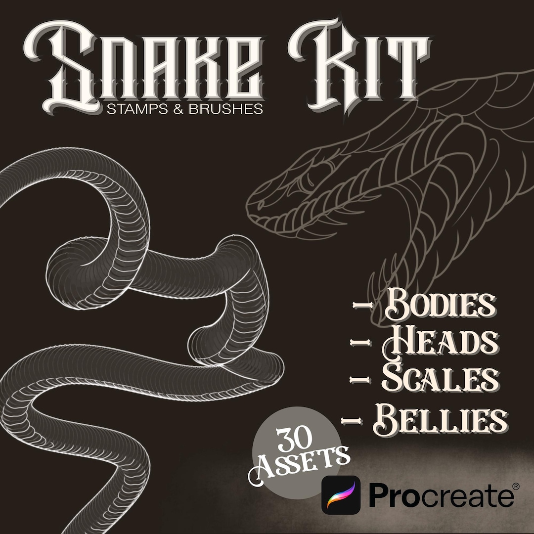 Snake Builder Kit 30 Assets | Easy Body Creation With Guideline ...