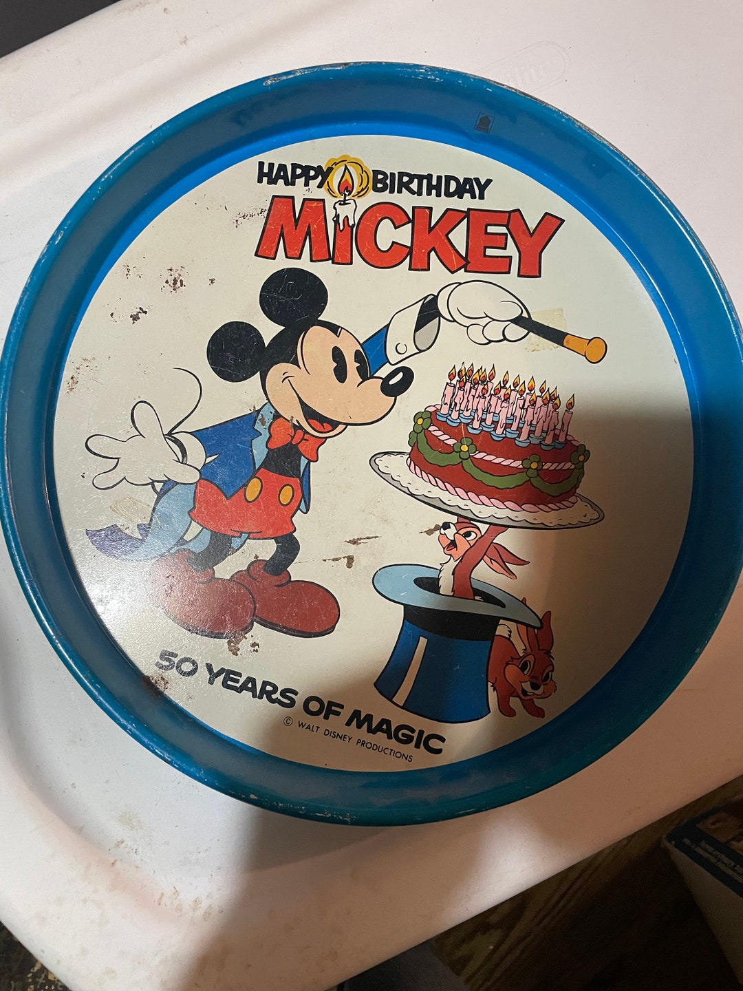 Mickey Mouse Vintage Tray - Etsy
