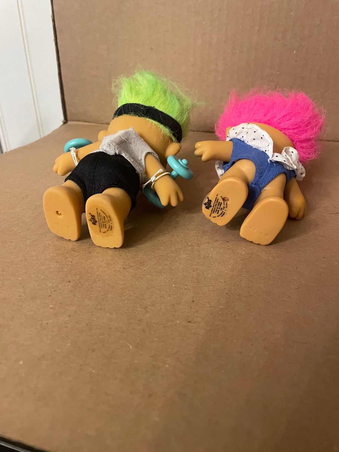 Gym Troll and Bathsuit Troll by Russ - Etsy