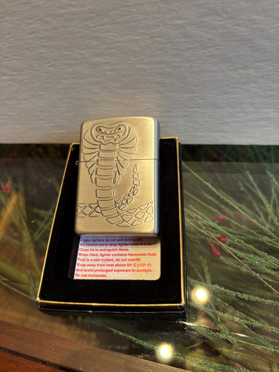 Cobra Zippo Lighter - Etsy