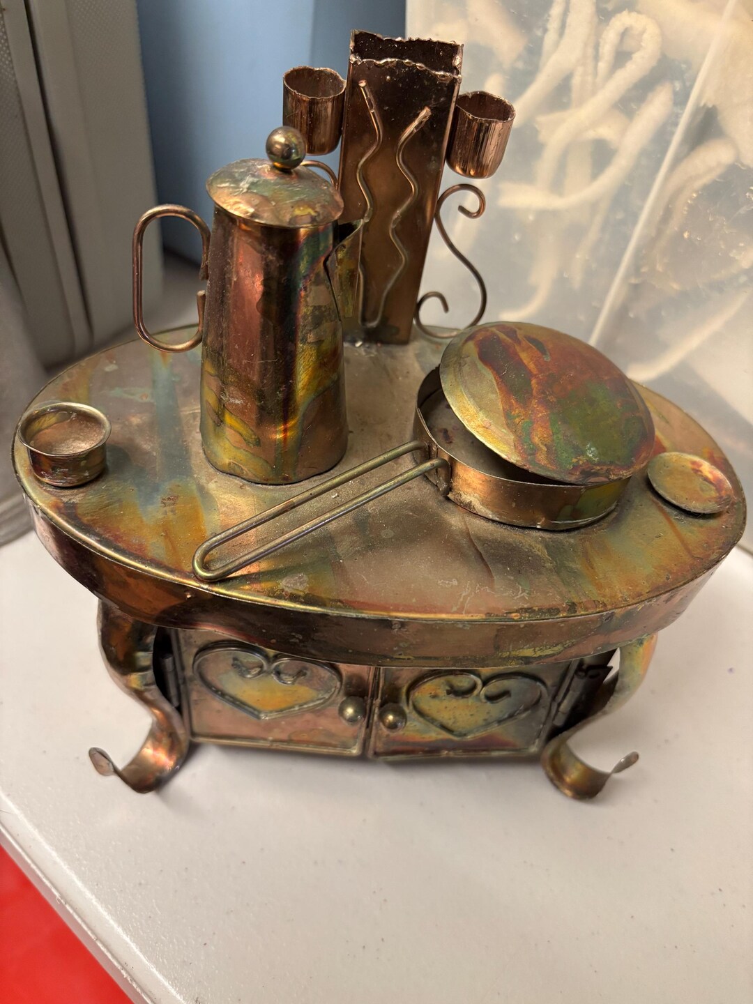Animated Wind up Stove Music Box - Etsy