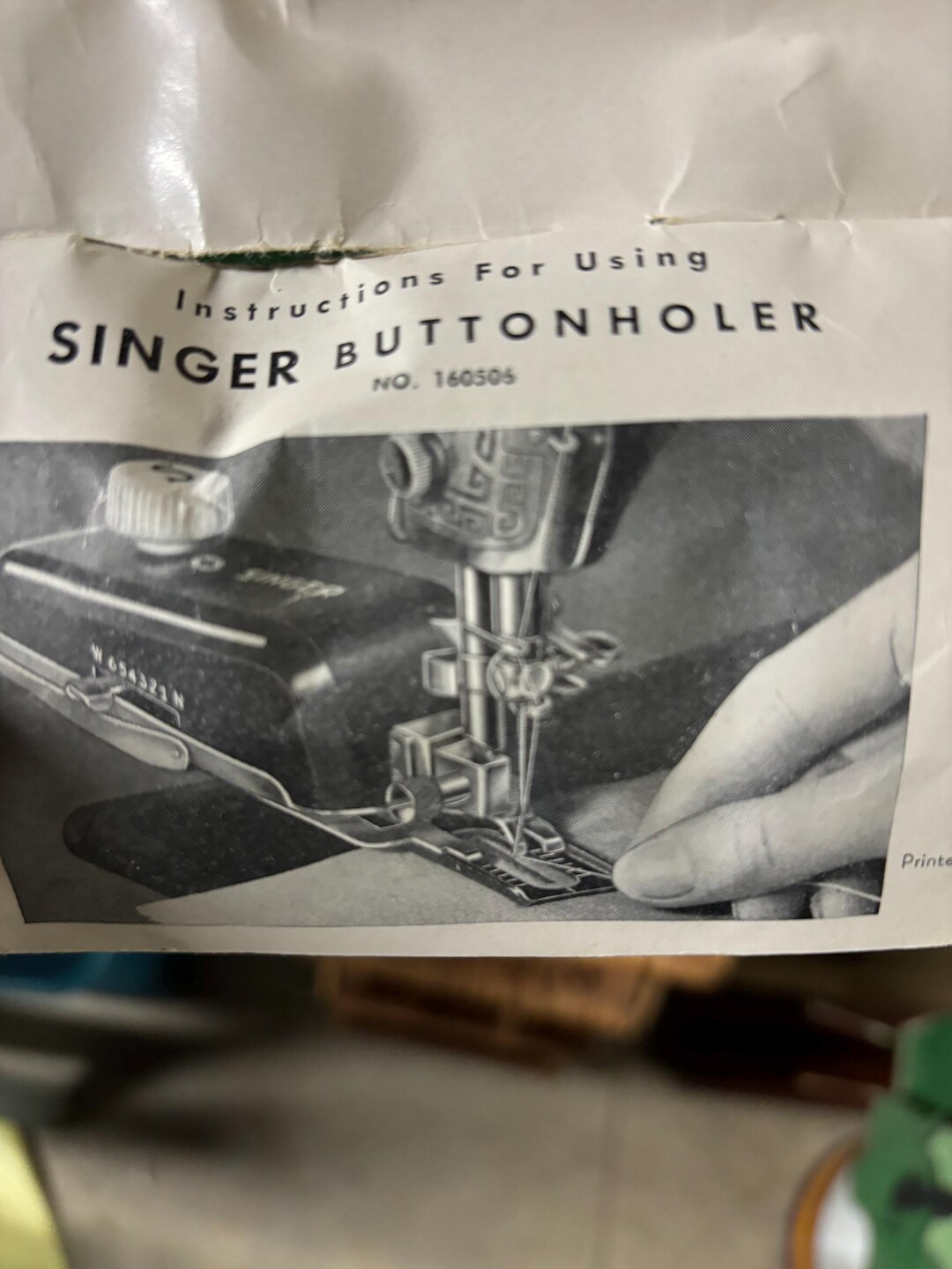 Singer Buttonholer - Etsy