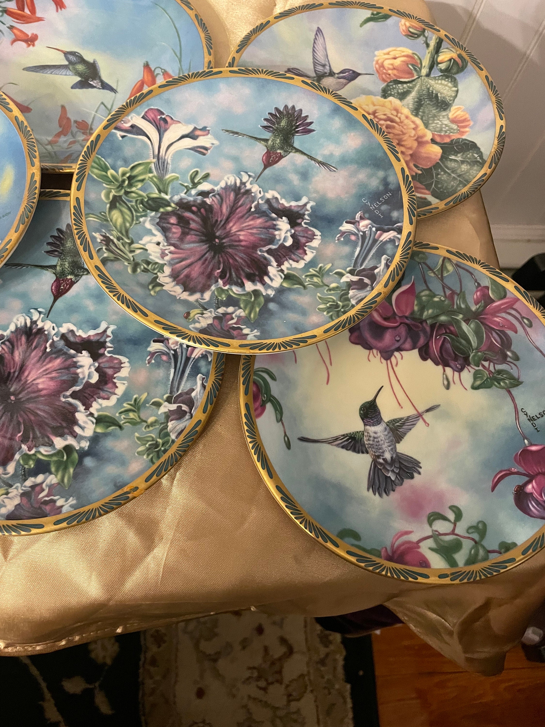 8 Gems of Nature the Beautiful Hummingbirds Collectors Plates - Etsy