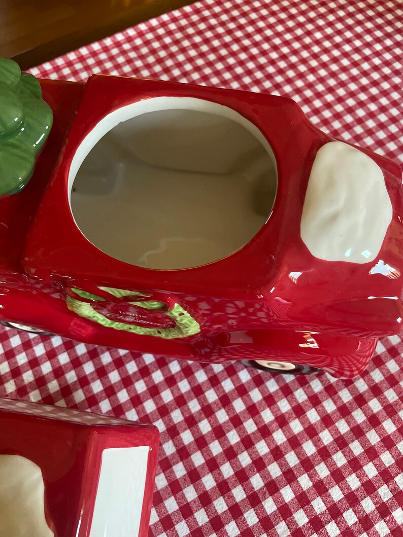 Red Truck Cookie Jar - Etsy