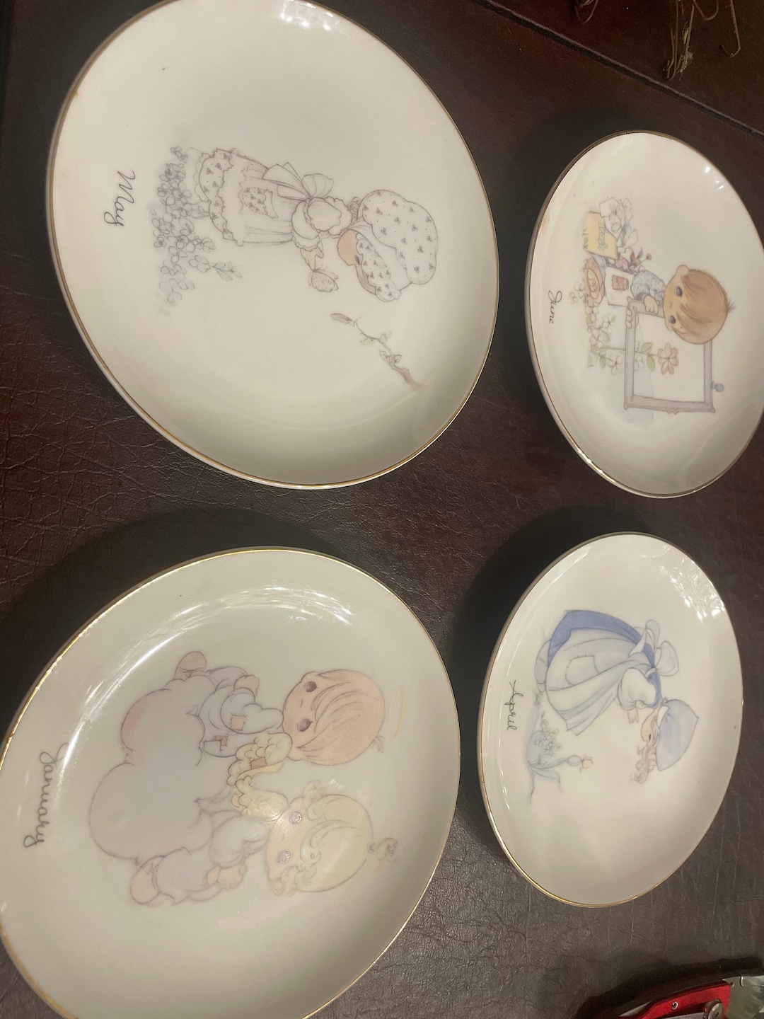 Set of Precious Moments Plates - Etsy