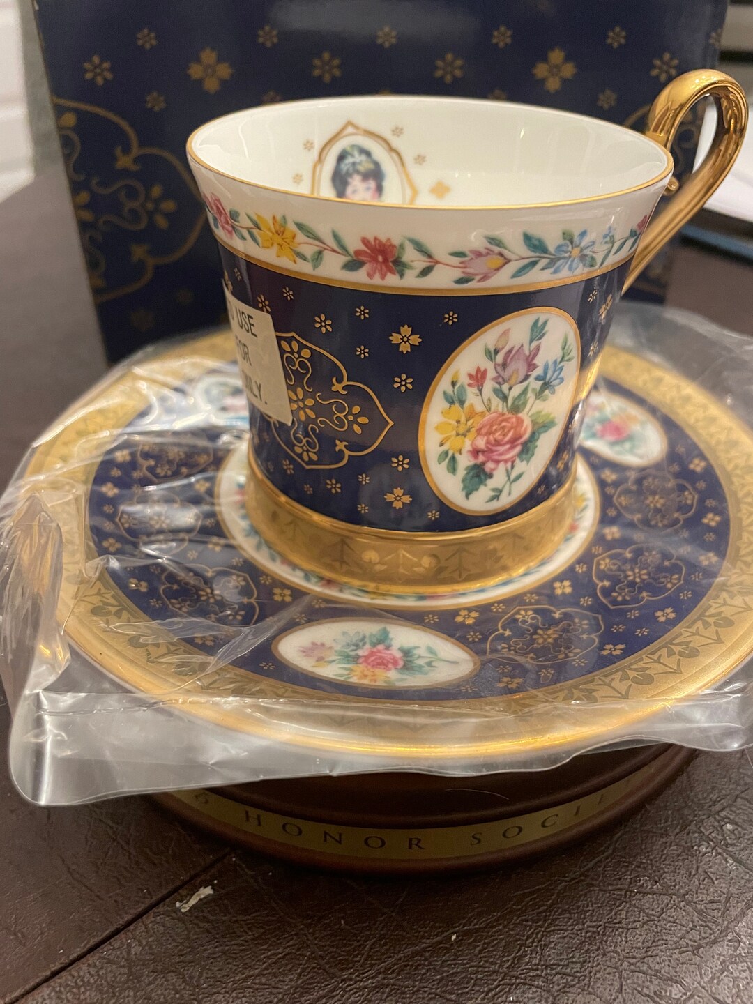 Mrs. Albee Tea Cups and Saucers Set of 2 - Etsy