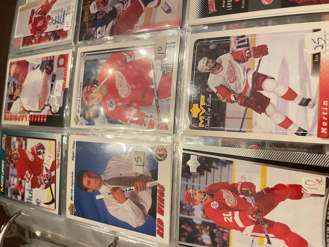 Redwings Hockey Cards - Etsy