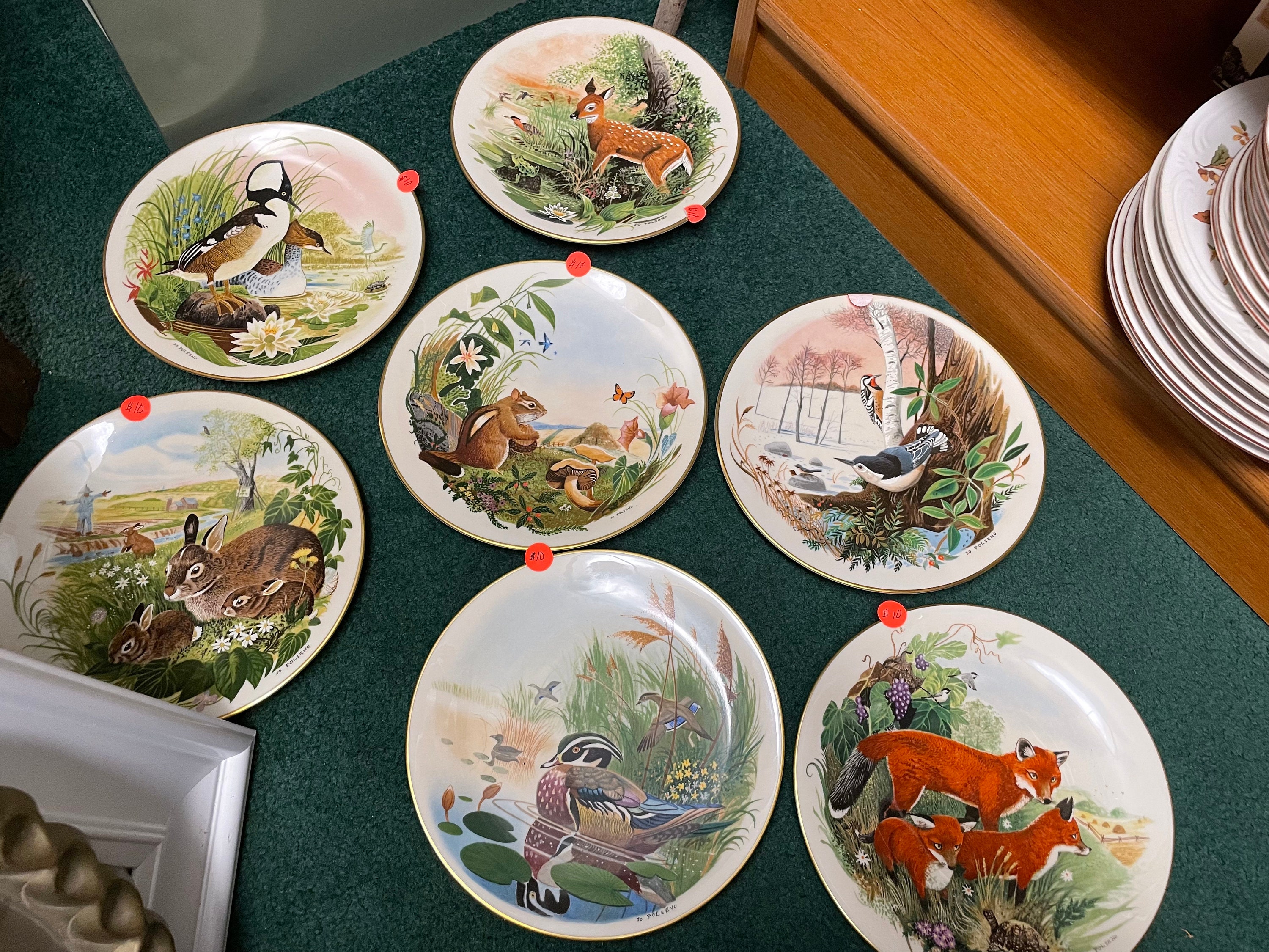 Danbury Mint Plates by JO Polseno - Etsy