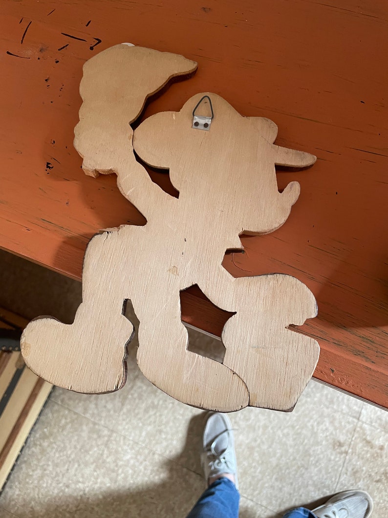 Mickey Mouse Wooden Wall Hanging - Etsy