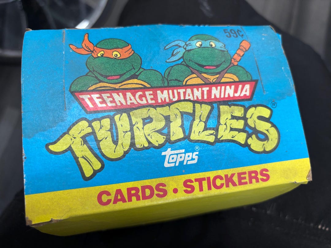 Teenage Mutant Ninja Turtles Card/ Stickers Vintage - Etsy