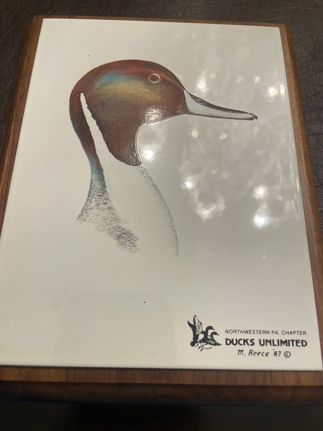Ducks Unlimited 1987 Plaque - Etsy