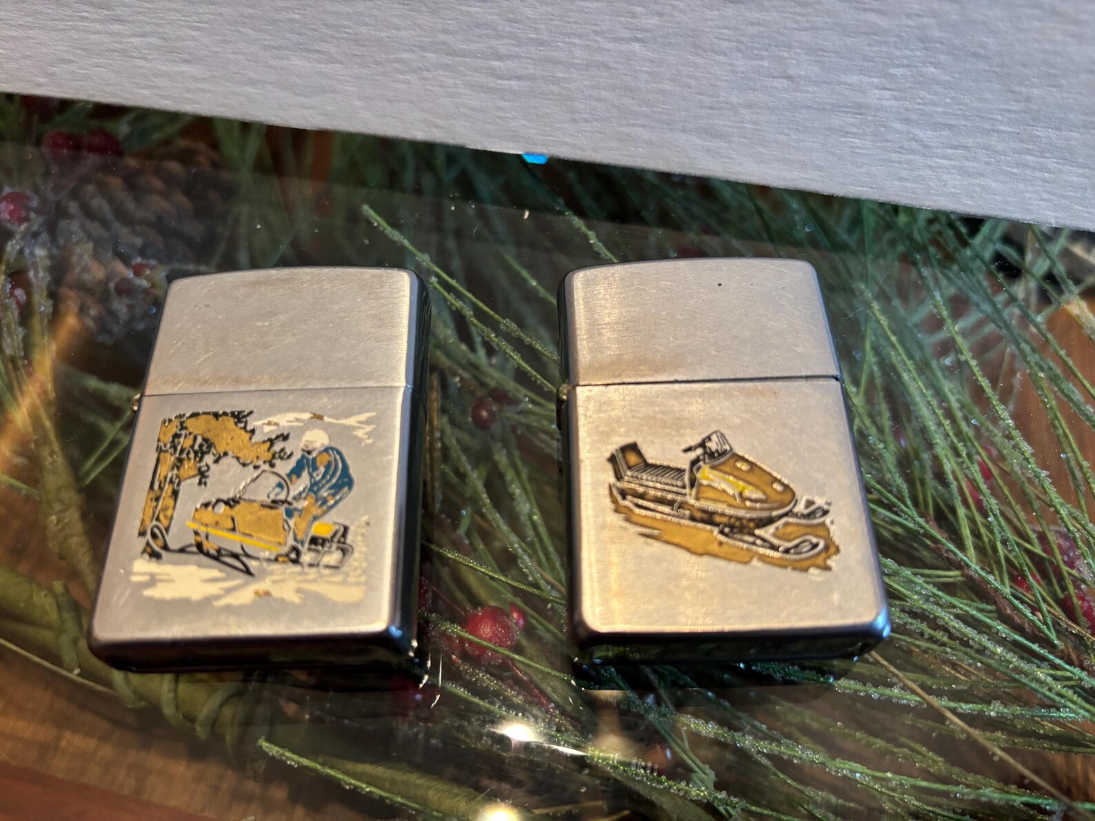 Snowmobile Zippo Lighters - Vintage - Etsy